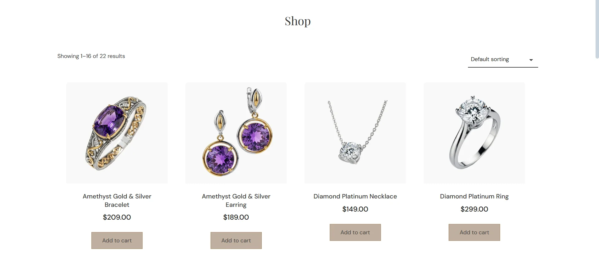 Premium Wordpress Website Templates for Jewellery Shops