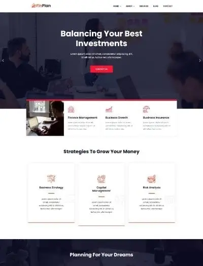 Finance & Law WordPress Website Templates