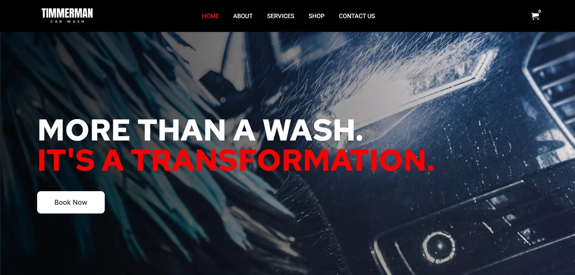 Car Wash WordPress Website Template