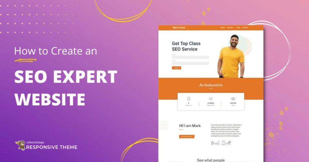 How to create an SEO Consultant Portfolio website