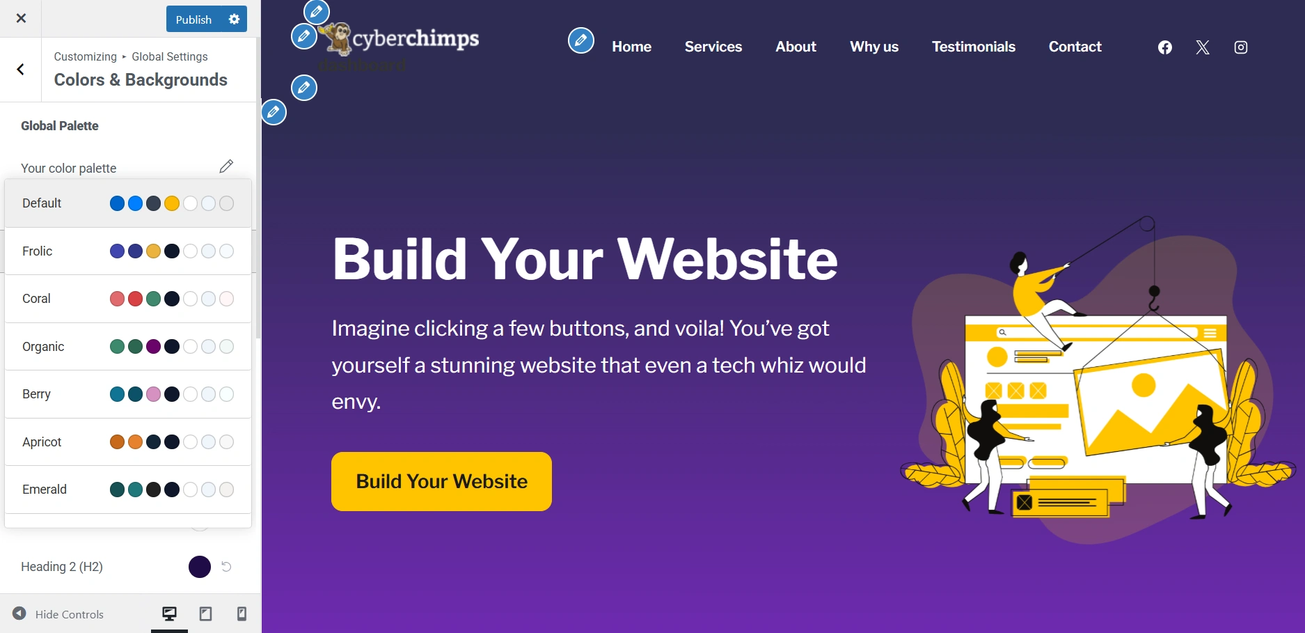 Responsive Theme Settings - CyberChimps