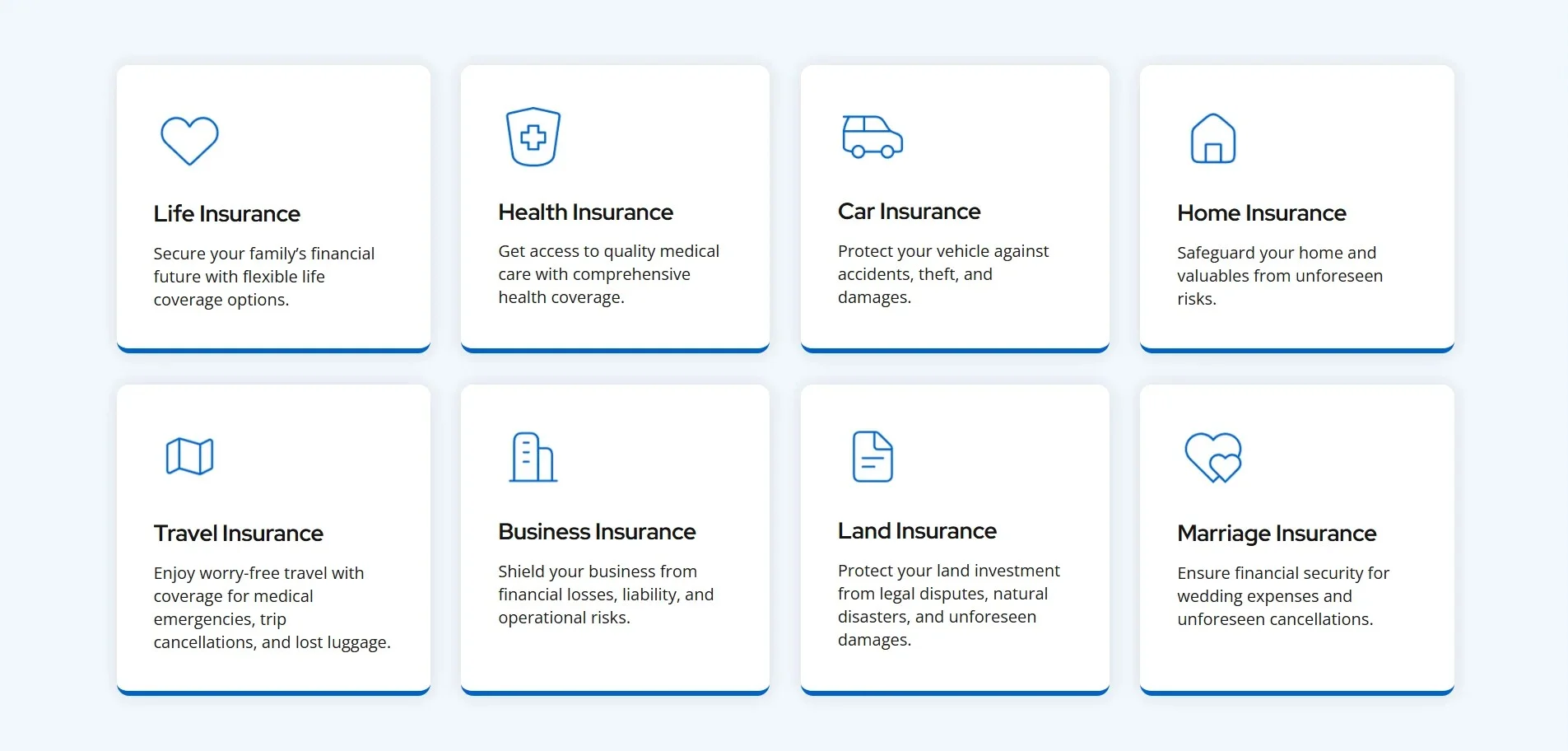 Insurance Company WordPress Website Templates Online