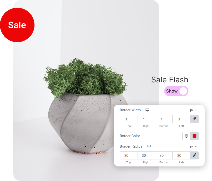 Elementor Product Image Widget