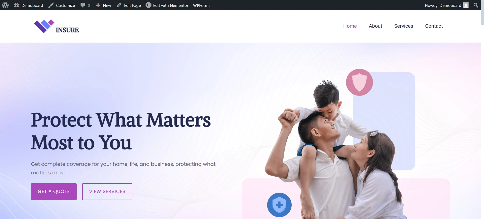 Introducing Insurance Starter Template for Responsive Theme